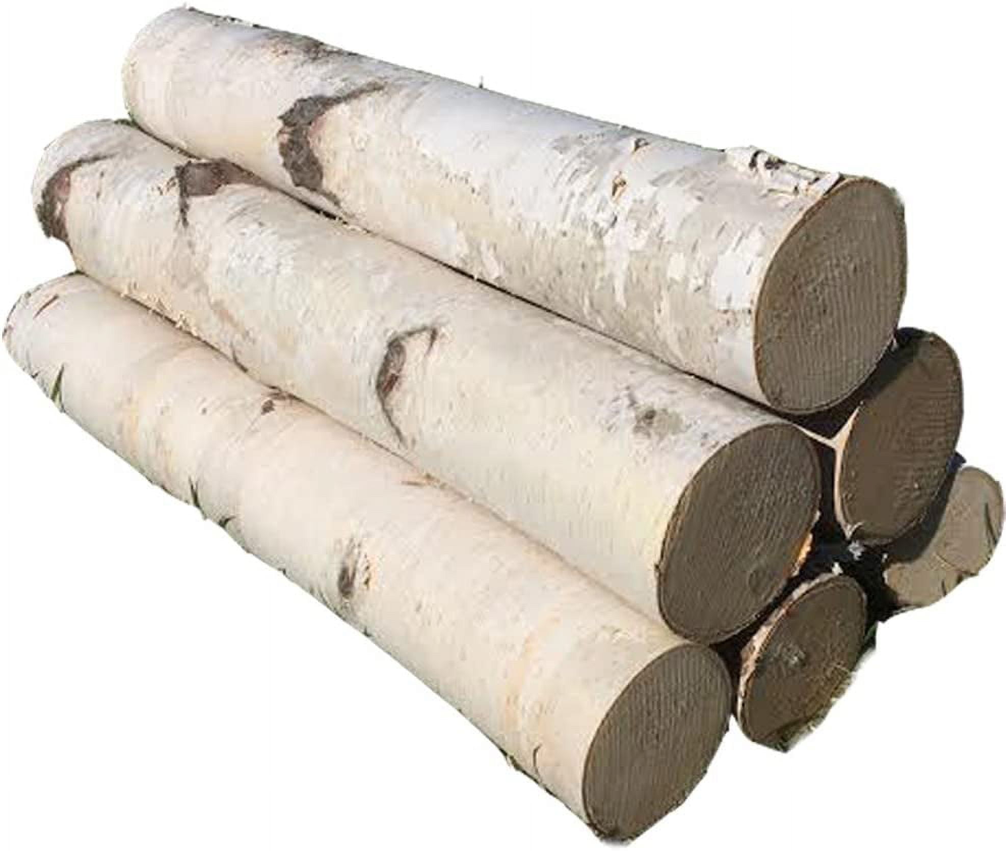 White Birch Log Set for Fireplace 24" - Walmart.com