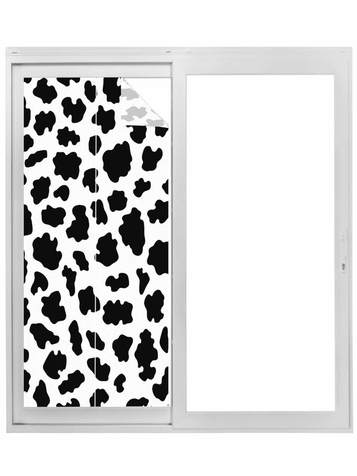White Black Abstract Window Privacy Film Stained Glass Window Film ...