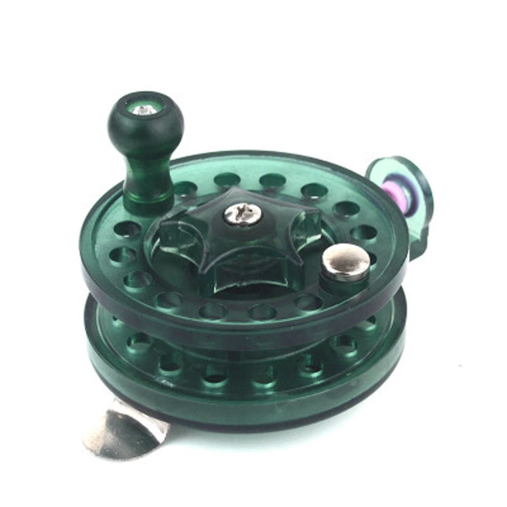White/Black Fly Fishing Reel Transparent 60mm Fly Reel Diameter ...