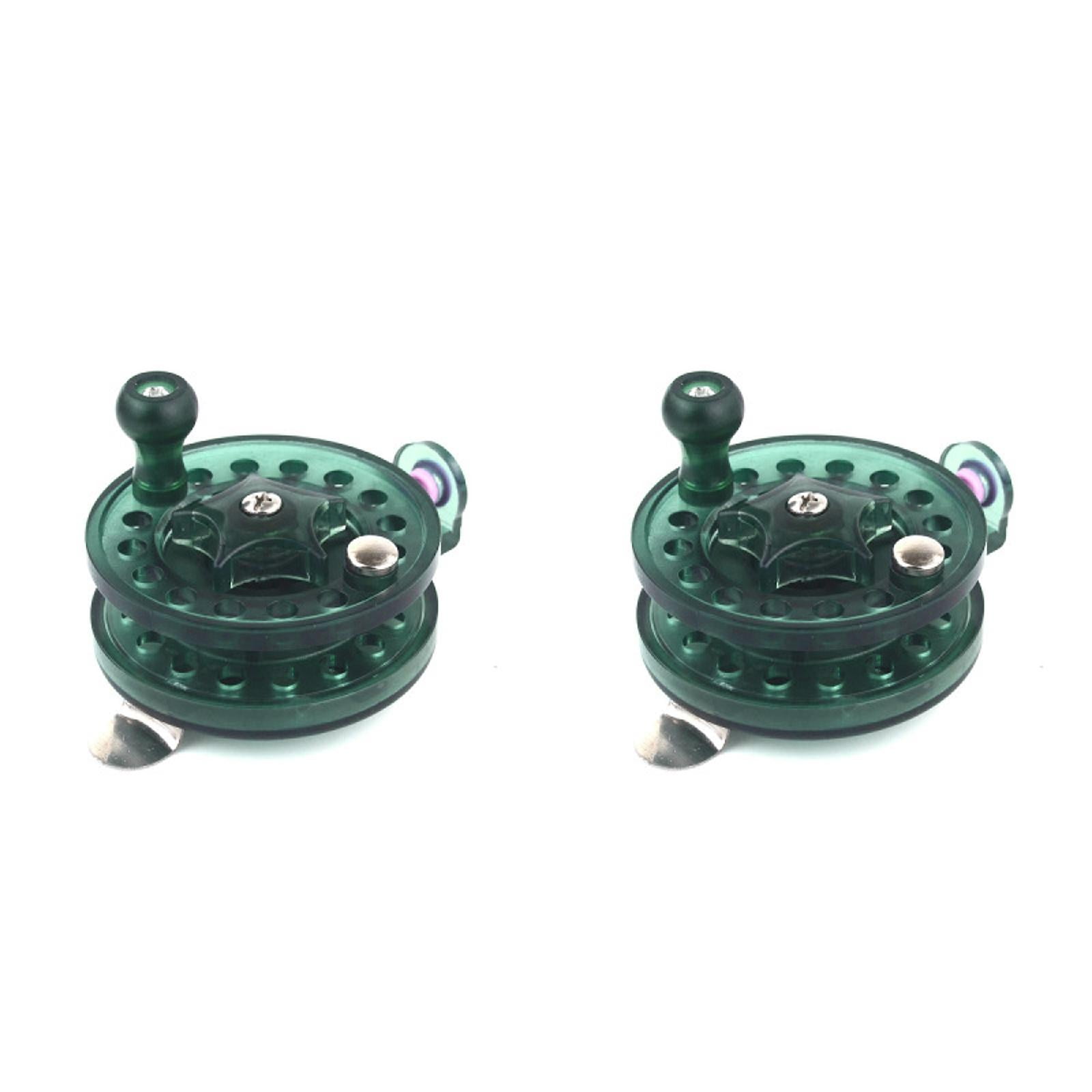 White/Black Fly Fishing Reel Transparent 60mm Fly Reel Diameter ...