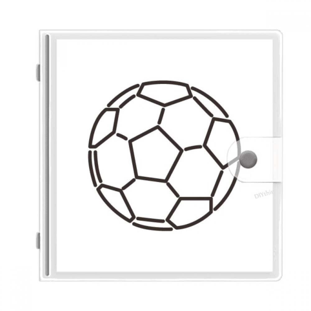 White Black Soccer Football Sports Photo Album Wallet Wedding Family ...