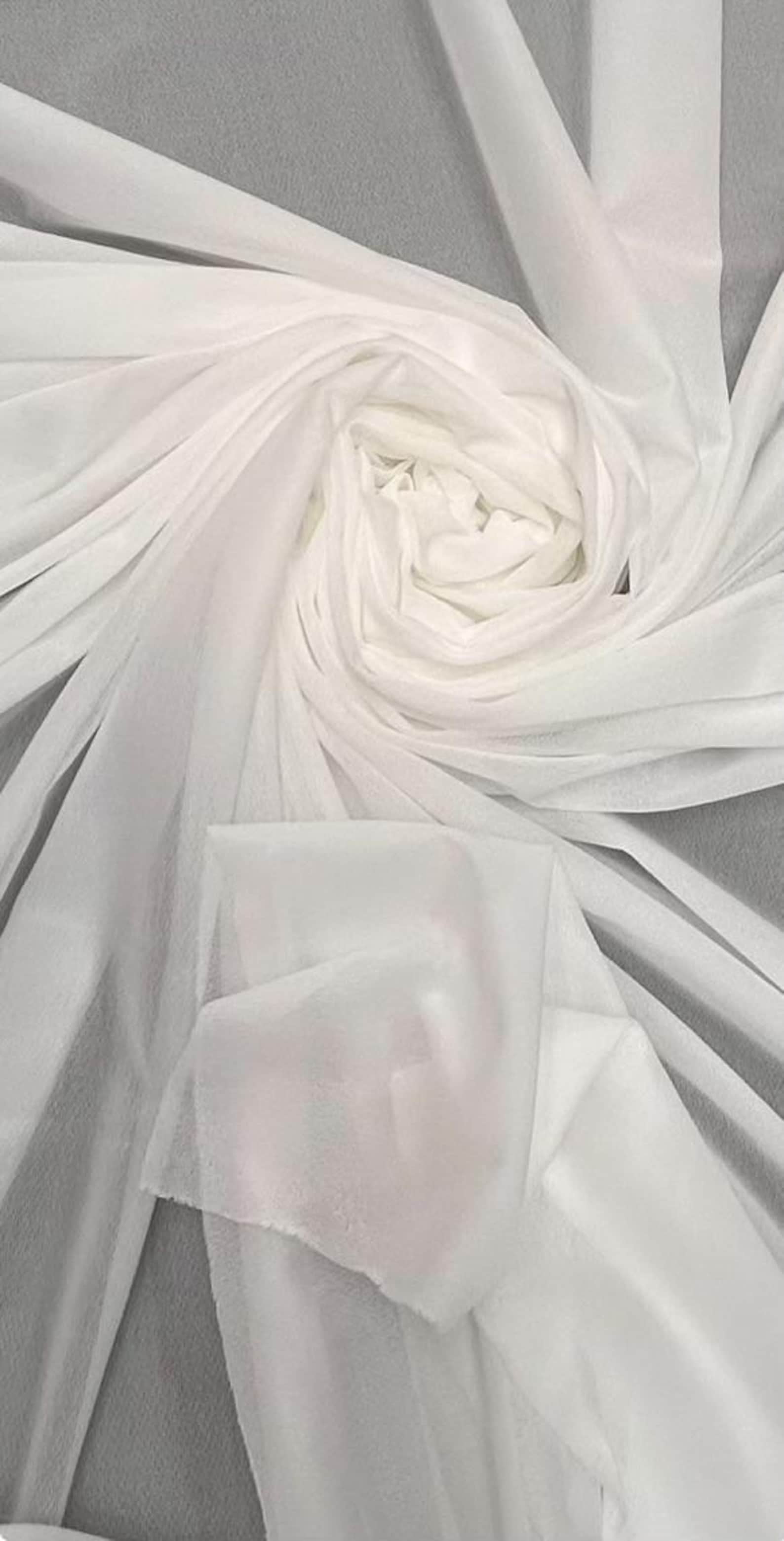 White & Black Tricot Fusible Interfacing – Soft, Lightweight and ...