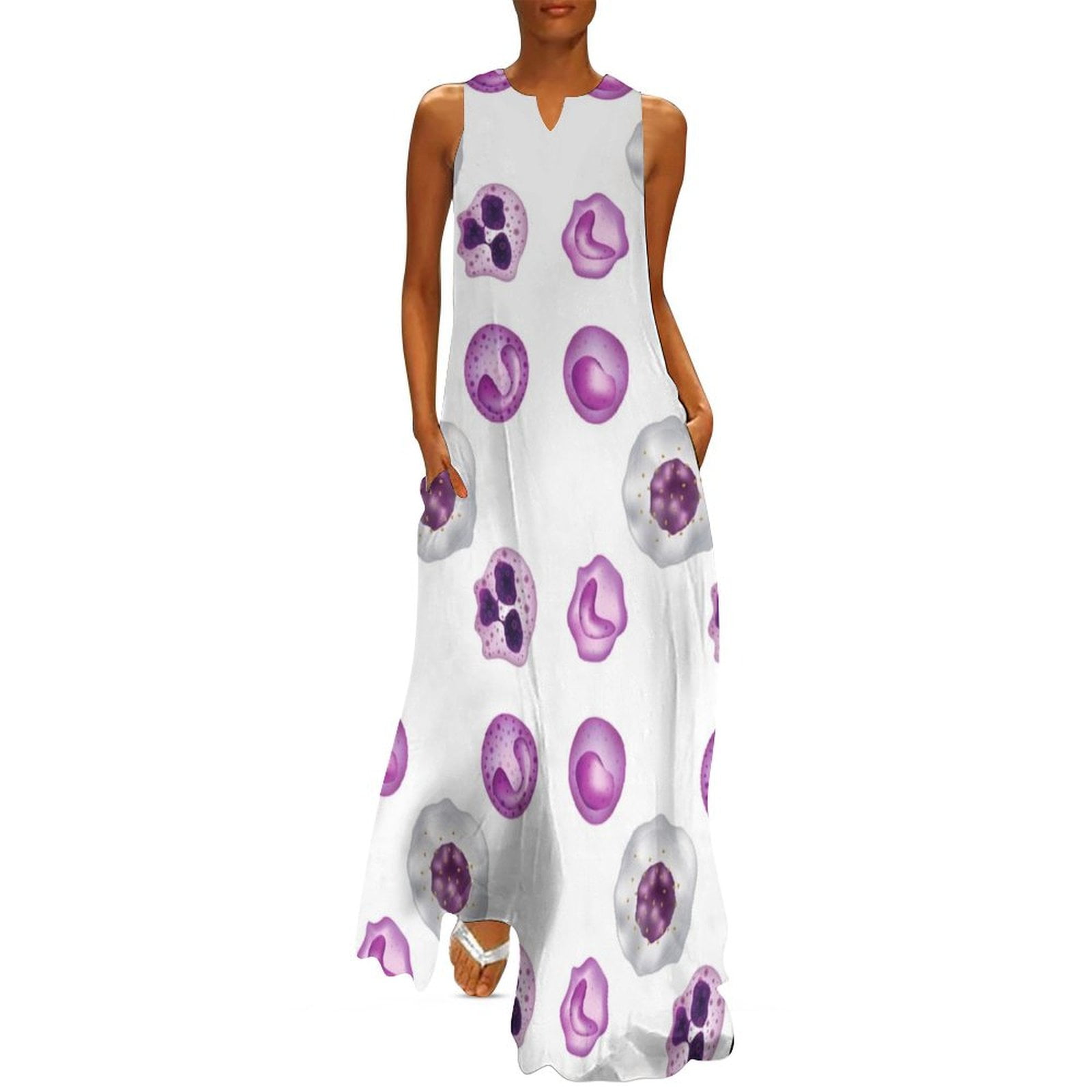 White Blood Cell Long Dress ladies dresses for women 2025 wedding ...