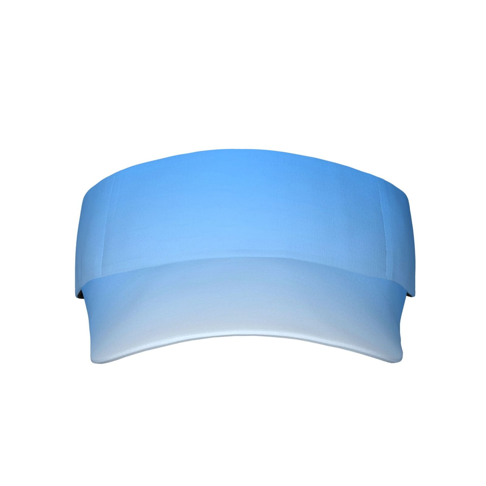 White Blue Gradient Sports Sun Visor Hats Adjustable Sun Visor Caps For ...
