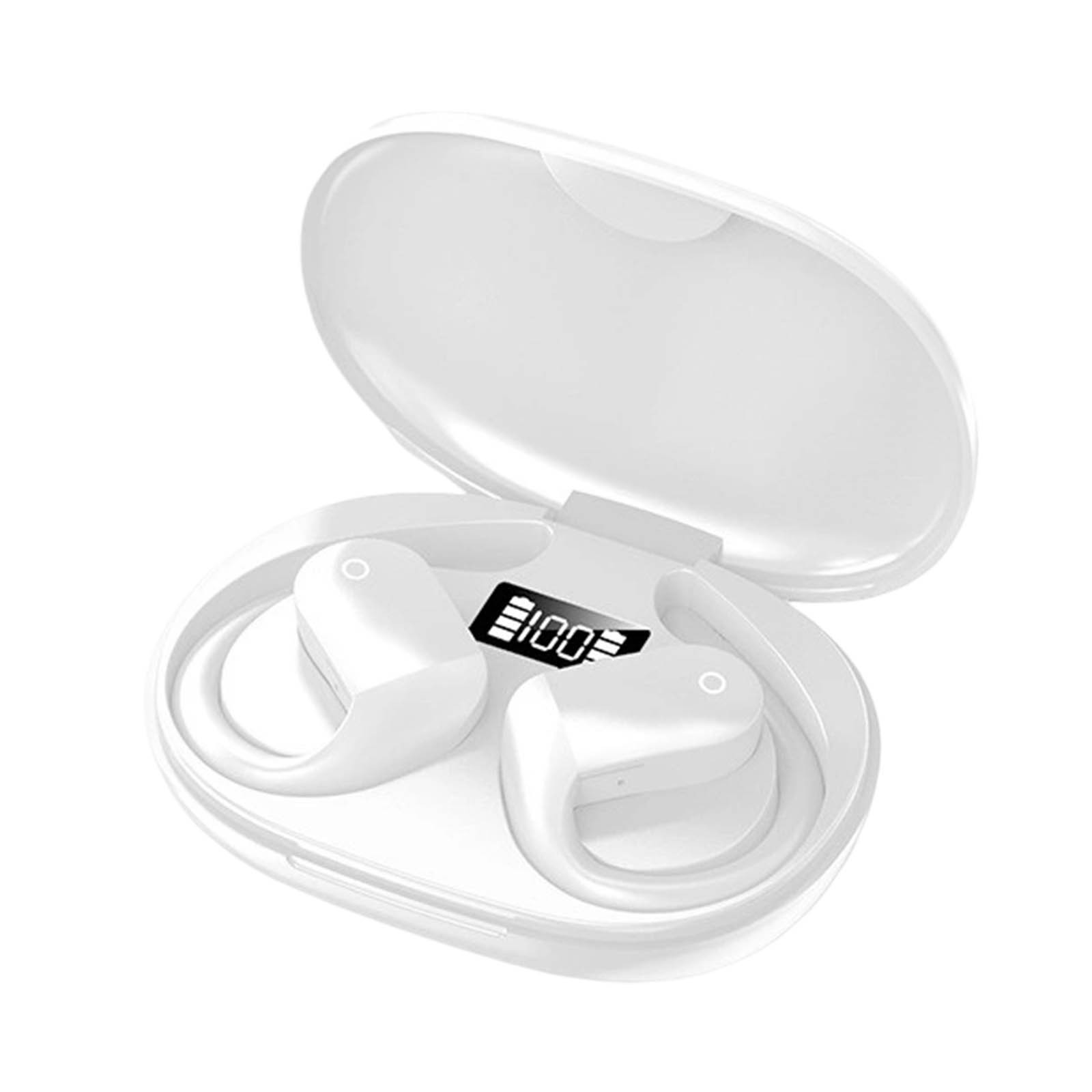 White Bluetooth Language Translator Earbuds Real Time 144 Languages ...