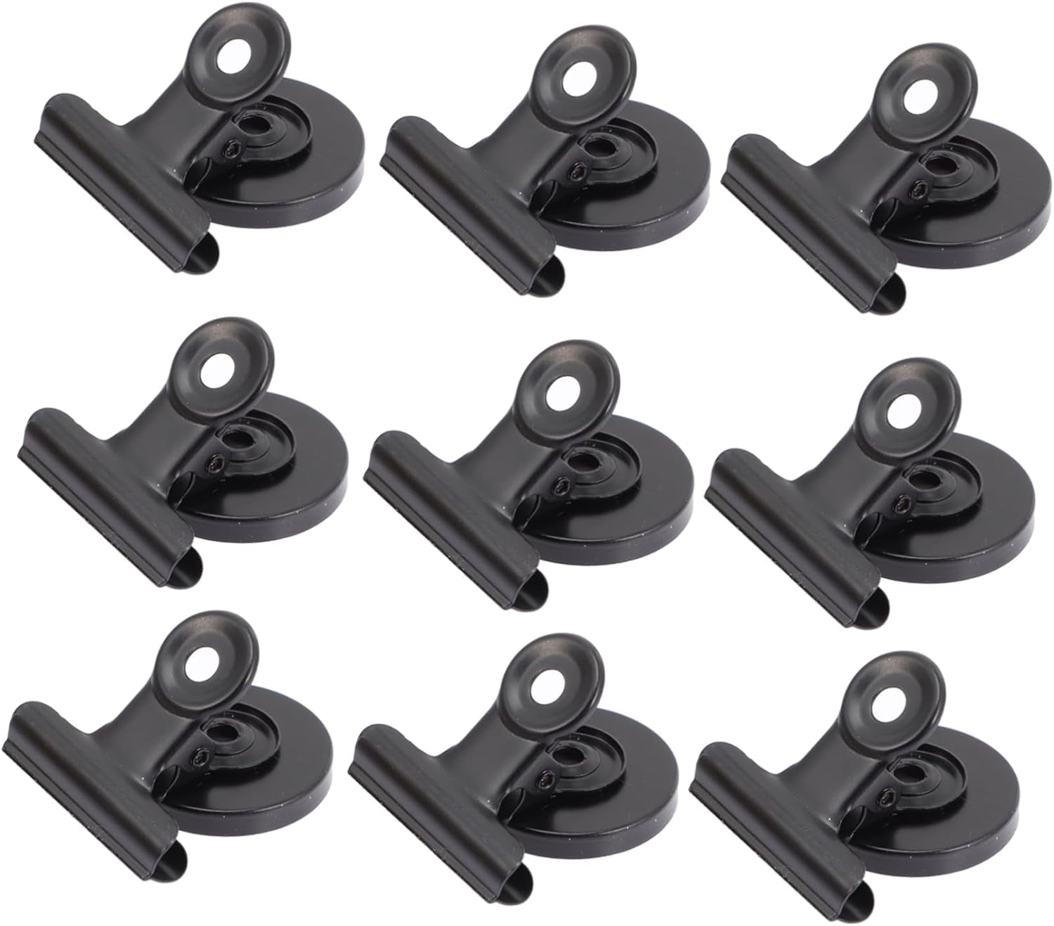 White Board 10pcs Clip Black Metal Clip Hooks Heavy Duty Small Bull ...