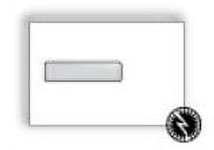 White Booklet Envelope with Digi-Clear® (#2) Window, 6" x 9", Laser ...
