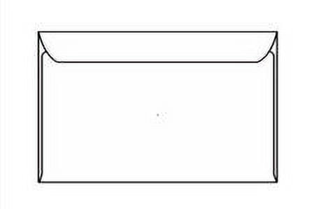 White Booklet Envelope, Side Open, 9" x 12", Vellum Finish, 28 lb (SFI ...