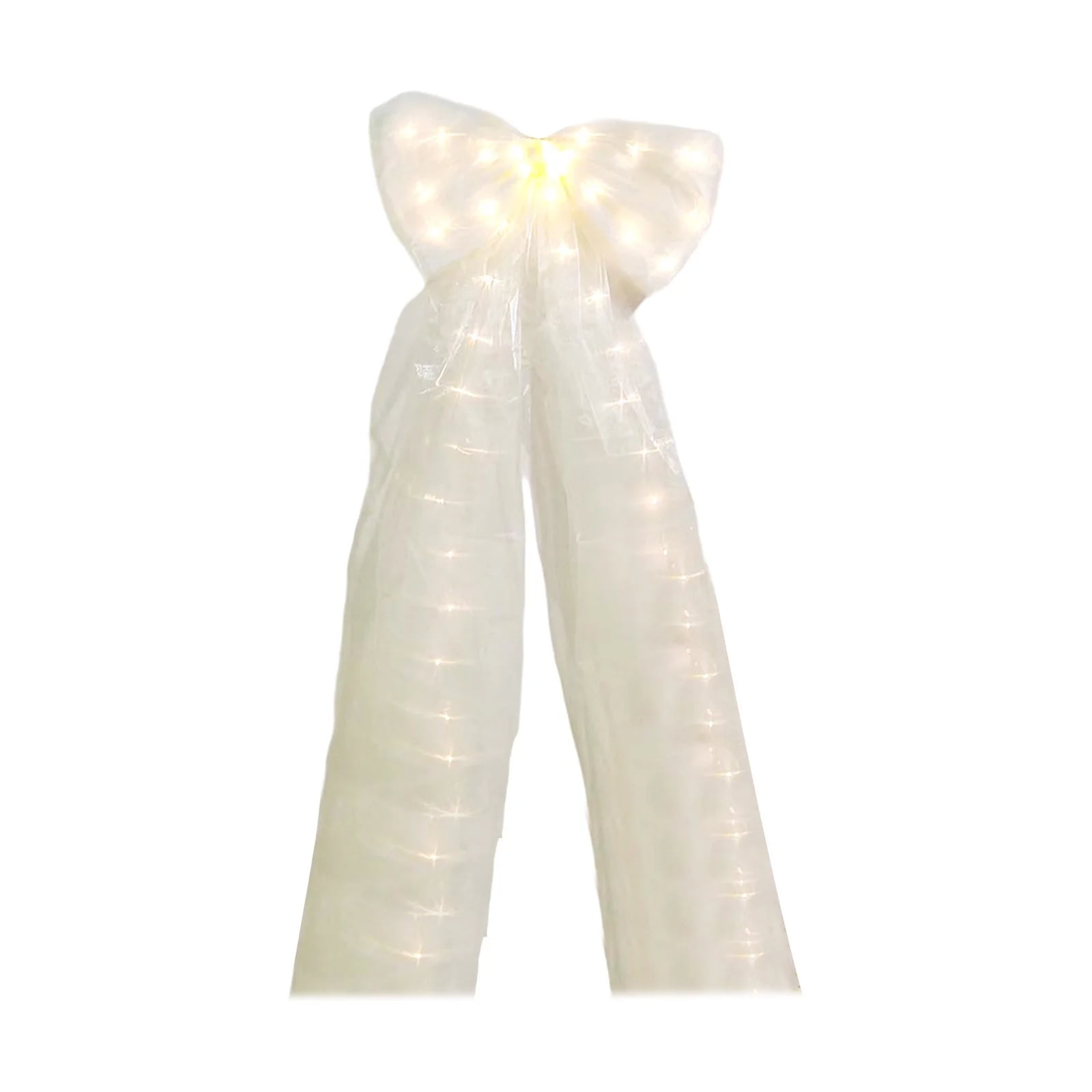 White Bows For Christmas Tree, Giant White Velvet Xmas Bow - Christmas ...
