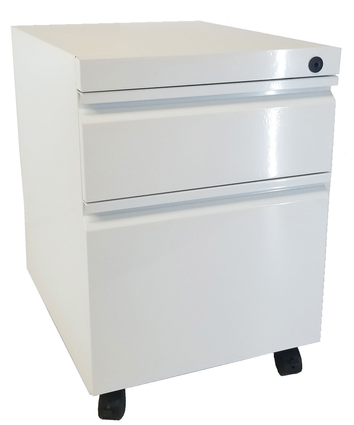 Mobile Locking Storage Unit for Home and Office, White - Walmart.com