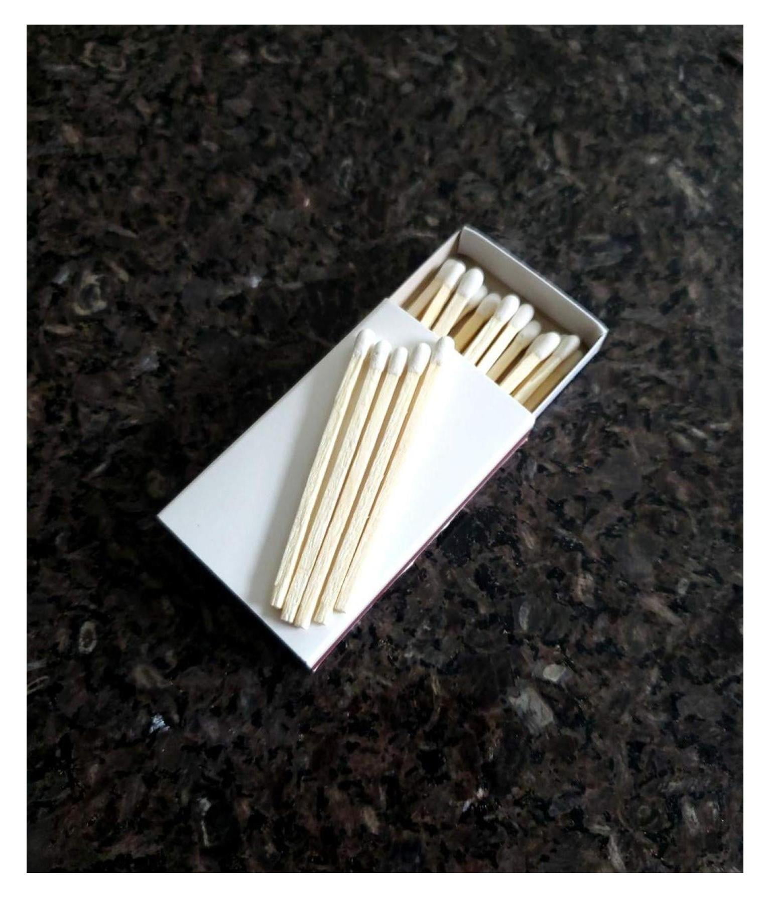 White Boxes of Matches with Strike On - 50 - Walmart.com