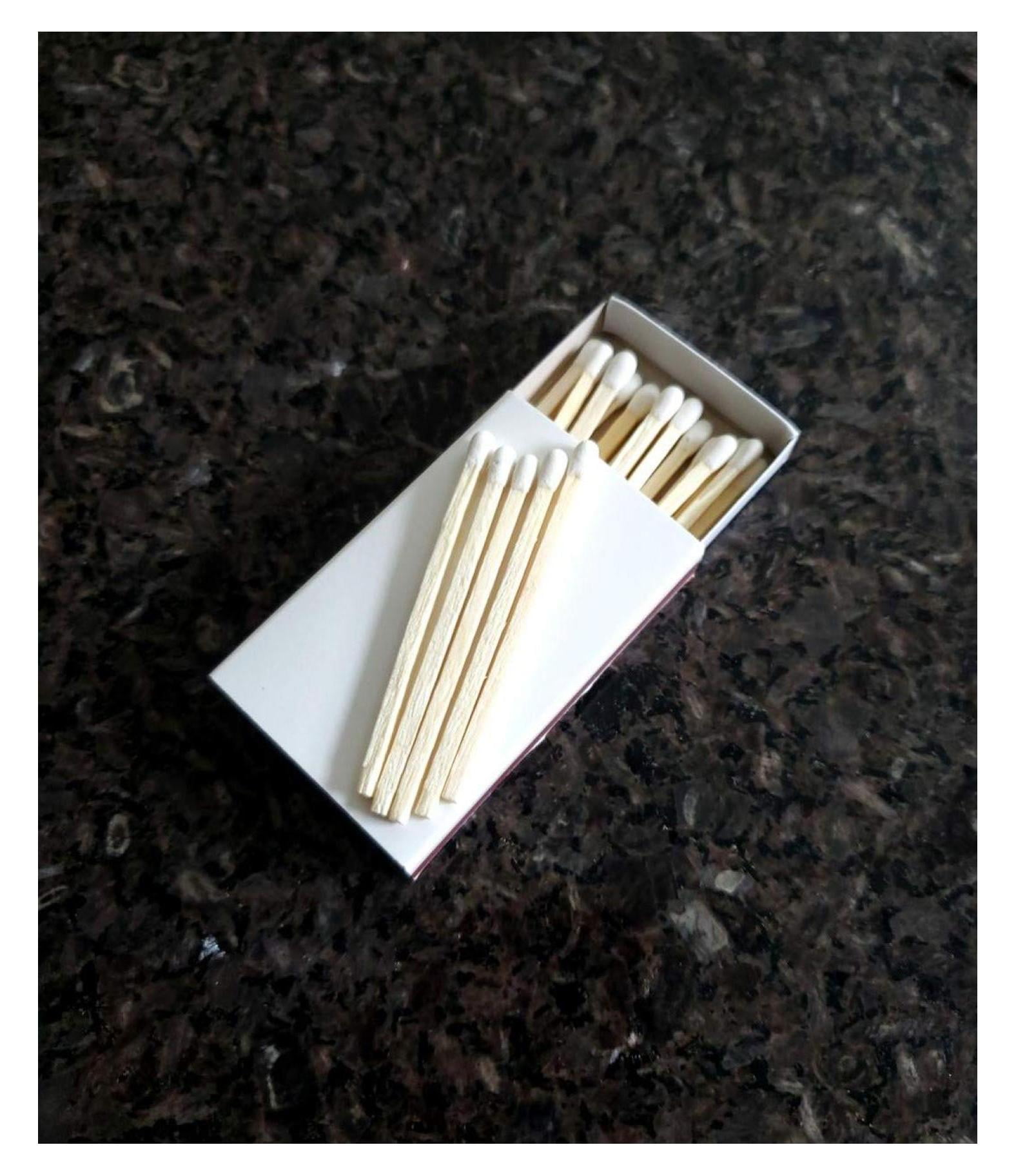 White Boxes of Matches with Strike On - 50 - Walmart.com