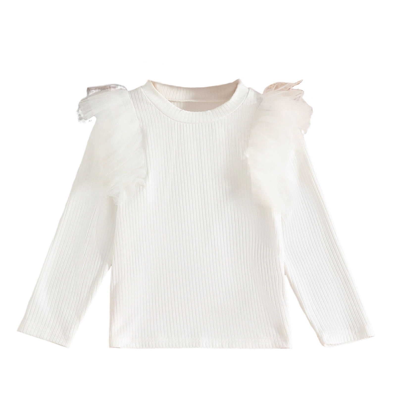 White Boy Girl Long Sleeve Tops for Kids Girl Boy Winter Fall Crew ...
