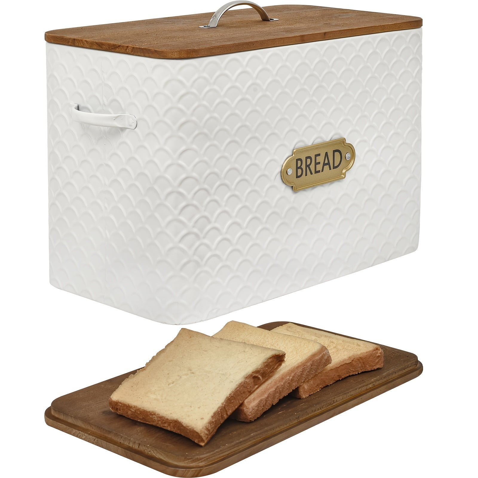 White Bread Delivery Box with Fish Scale Embossing - Walmart.com