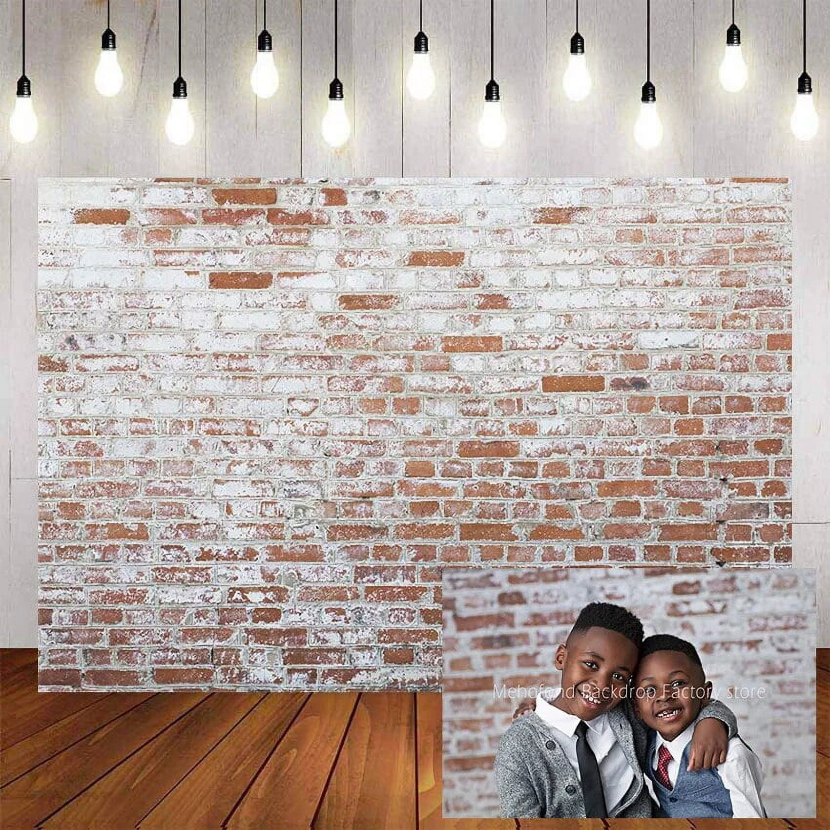 White Brick Wall Backdrop for Birthday Wedding Newborn Baby Adult ...
