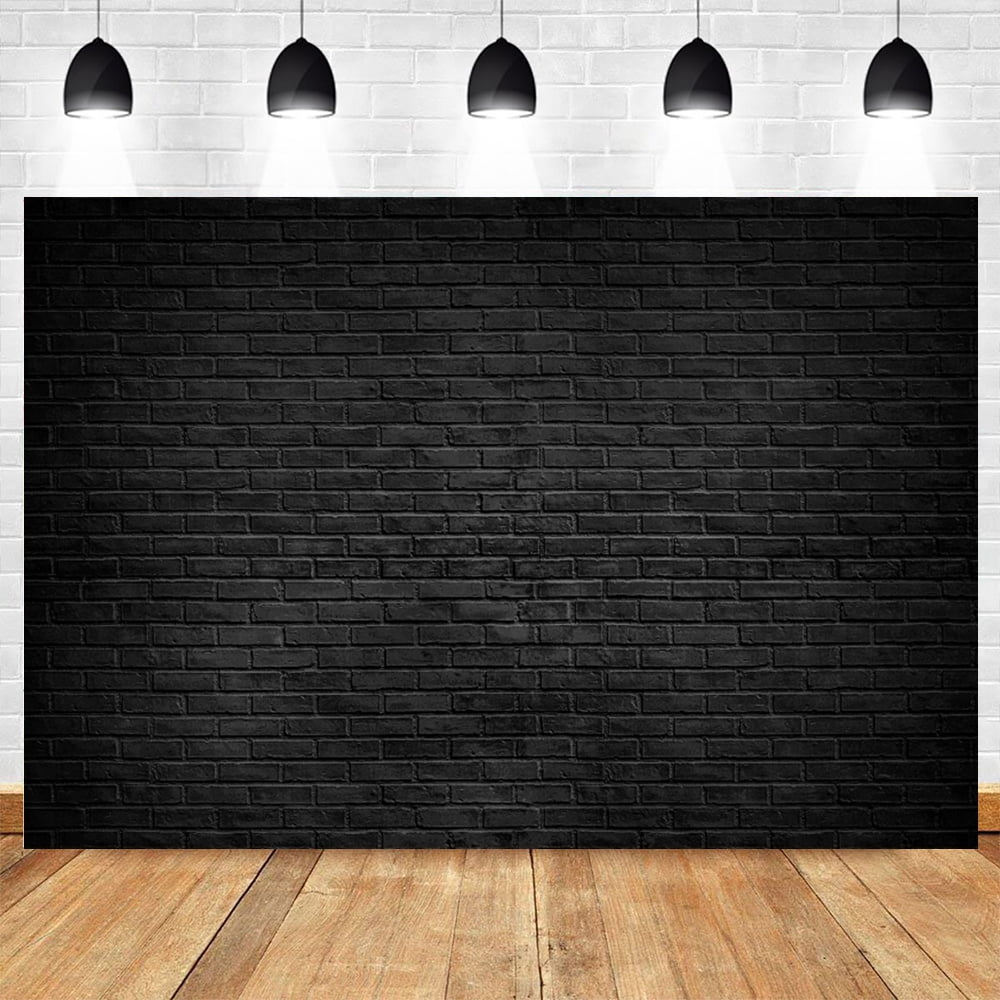 White Brick Wall Photography Backdrops Wooden Floor Backgrounds for Pet ...