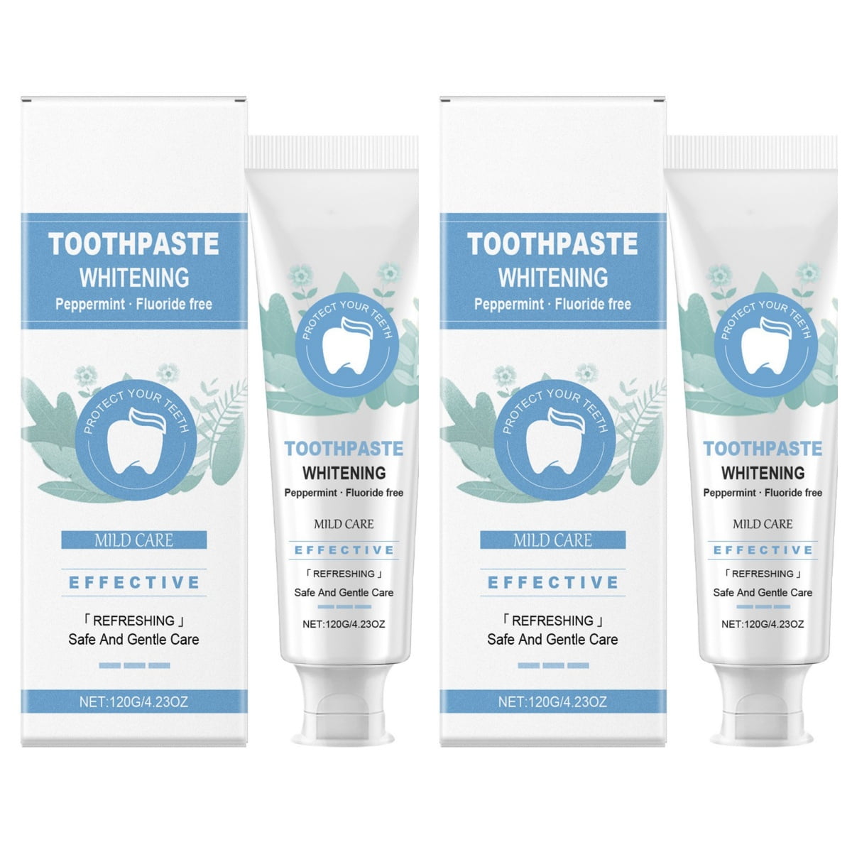 White Brilliance Bright Mint Teeth Whitening Toothpaste, More Surface ...