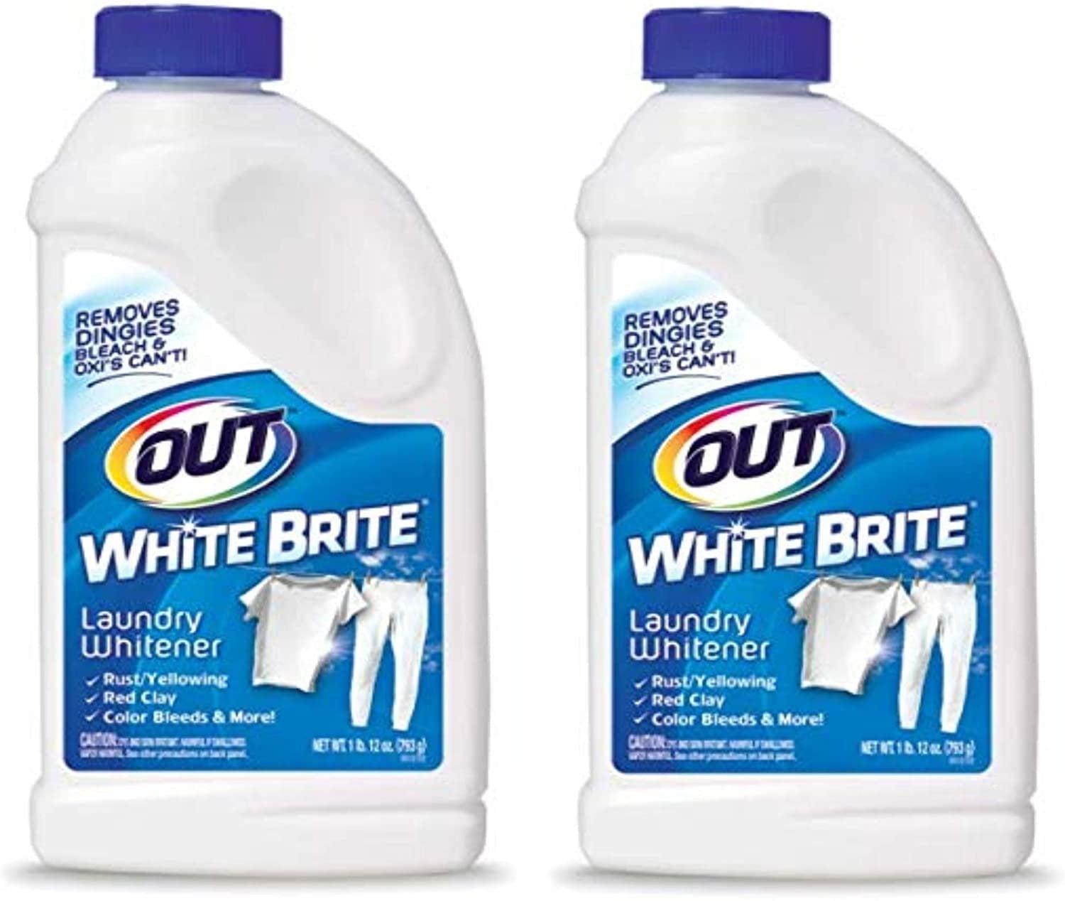 White Brite WB30N 28 oz. Laundry Whitener Brightener for Clothes Fabric ...