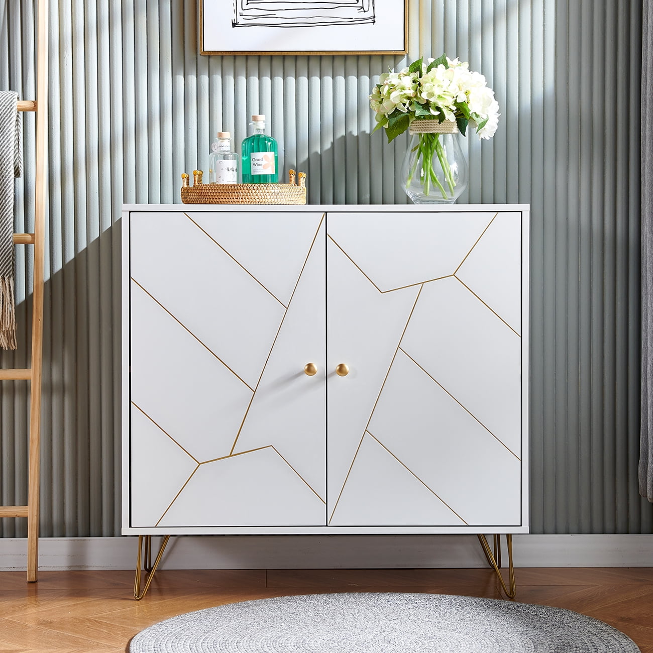 White Buffet Table Sideboard and Buffet Kitchen Sideboard Buffet ...