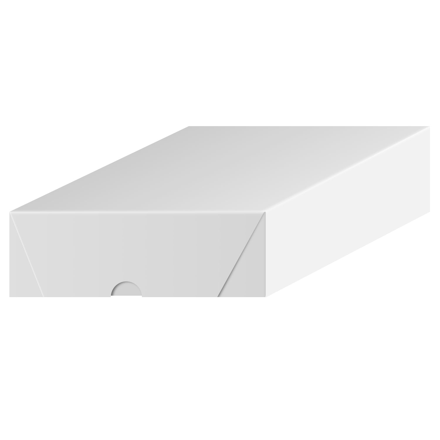 White Business Card Folding Box - Thick and Sturdy Cardboard Boxes for ...