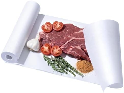 White Butcher Paper Roll Unwaxed Unbleached 17.5 in *50ft Food Grade ...