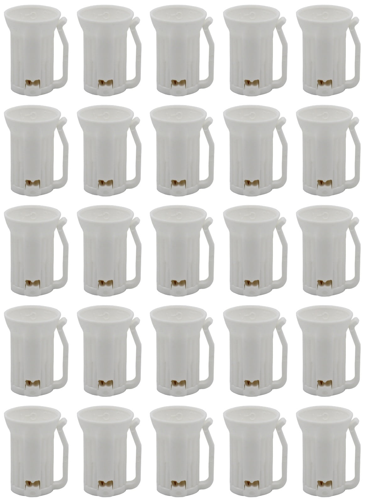 White C7 Replacement Sockets for Christmas Lights, Outdoor Light Socket ...