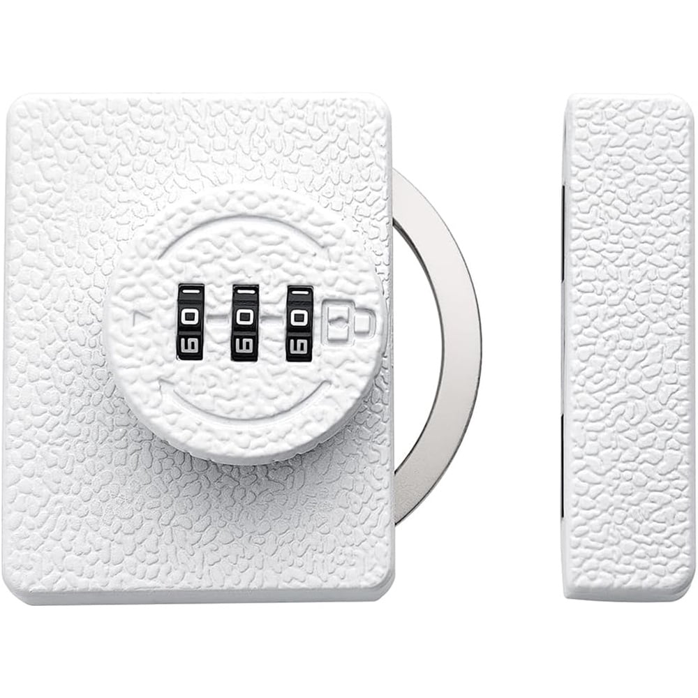 White Cabinet Lock,3 Digit Password Keyless,Anti Pry Mechanical ...