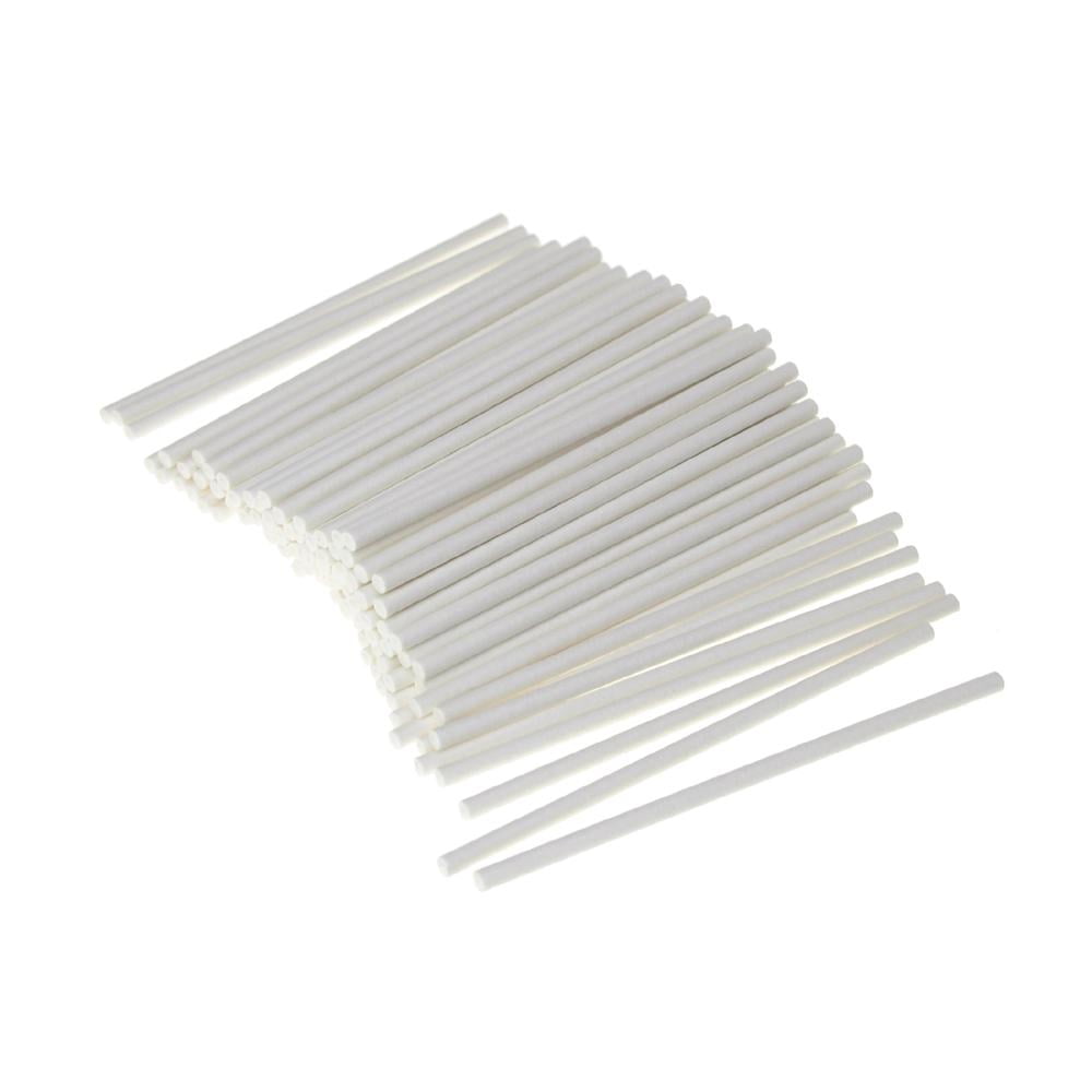 White Cake Pop Sticks, 4-Inch, 100-Count, Bakery Baking Accessories ...