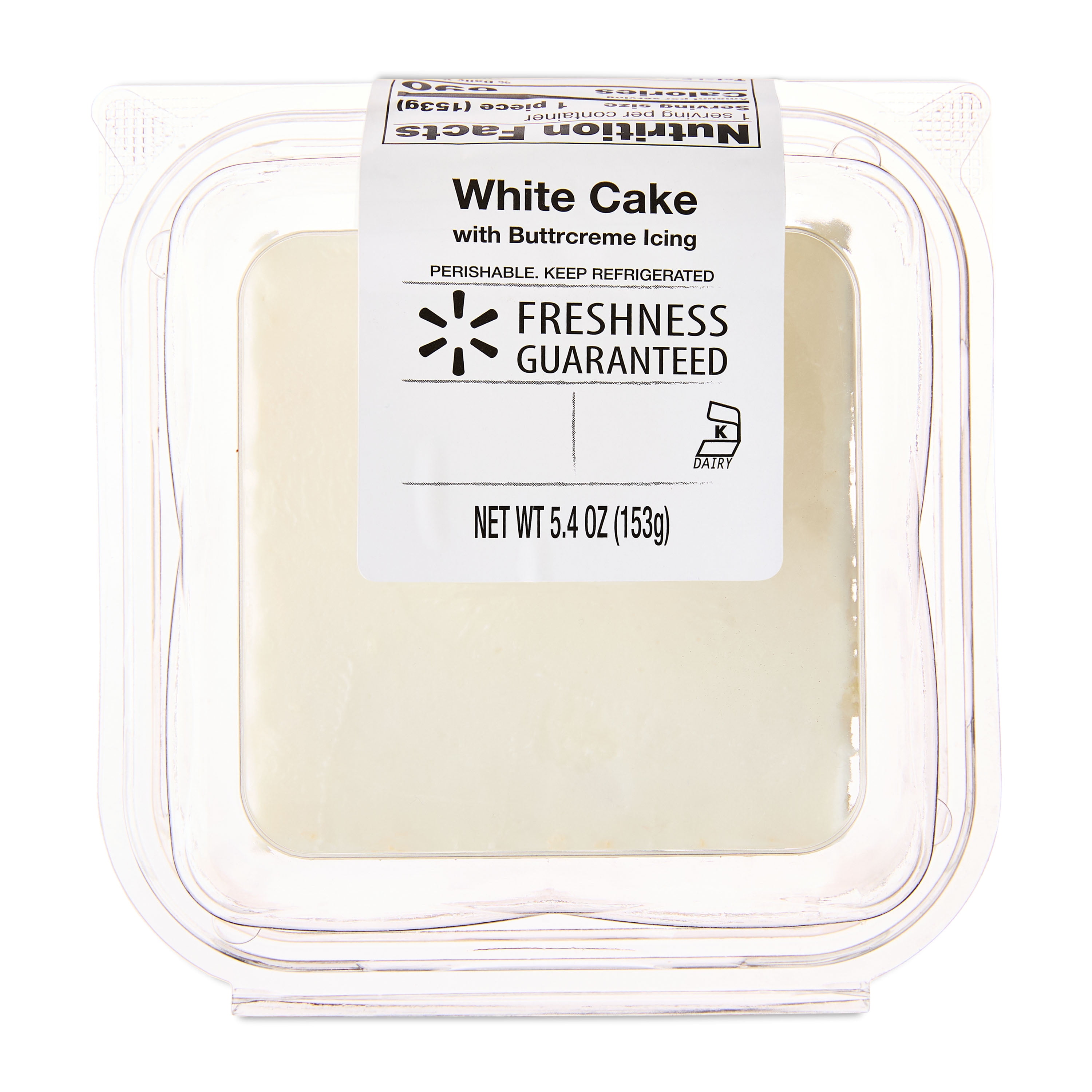 Freshness Guaranteed White Cake Slice, 5.4 oz (Refrigerated) - Walmart.com