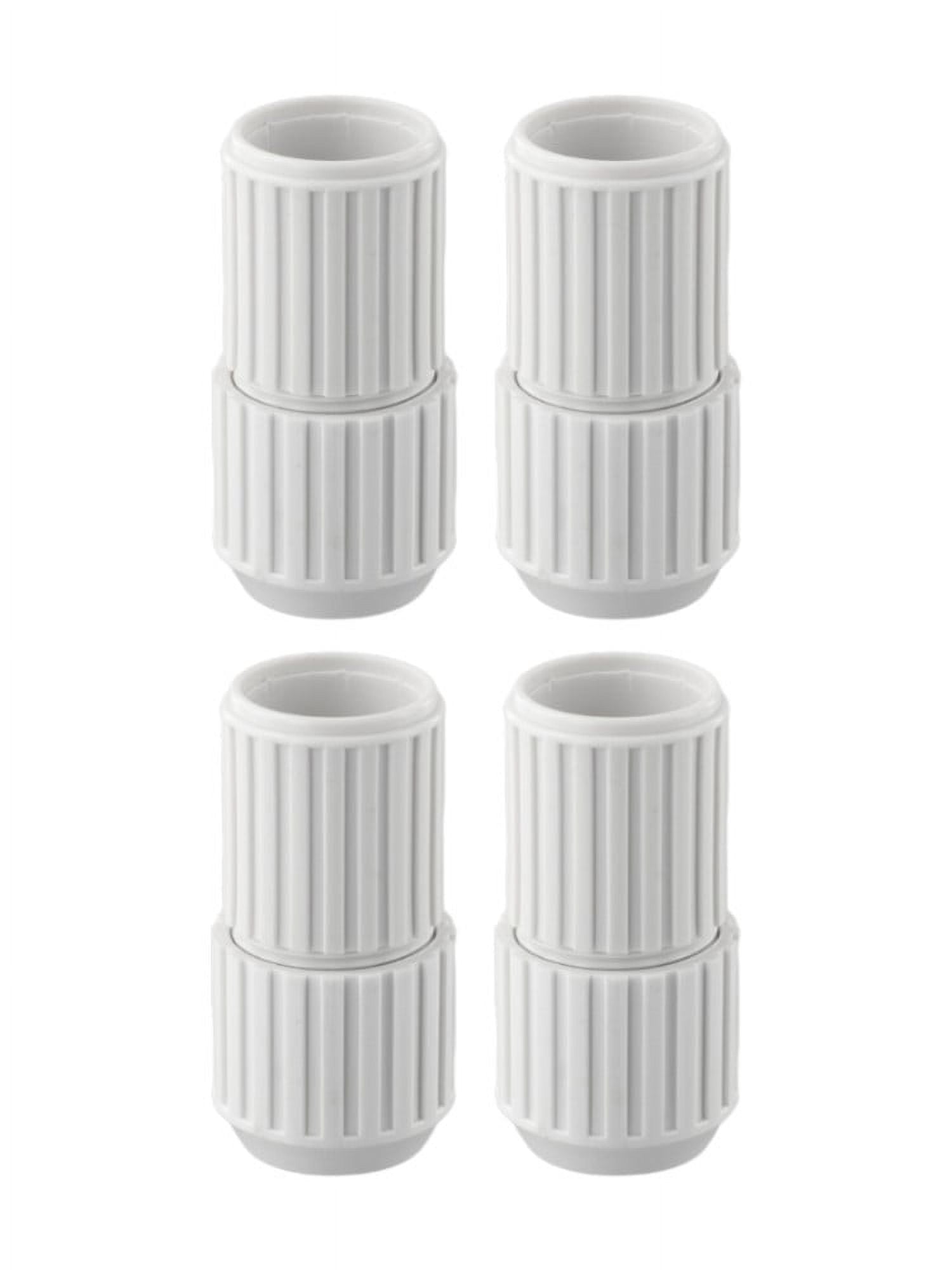 White Cam Connecting Rod Joints for Pool Telescopic Poles - 4 Piece Set ...