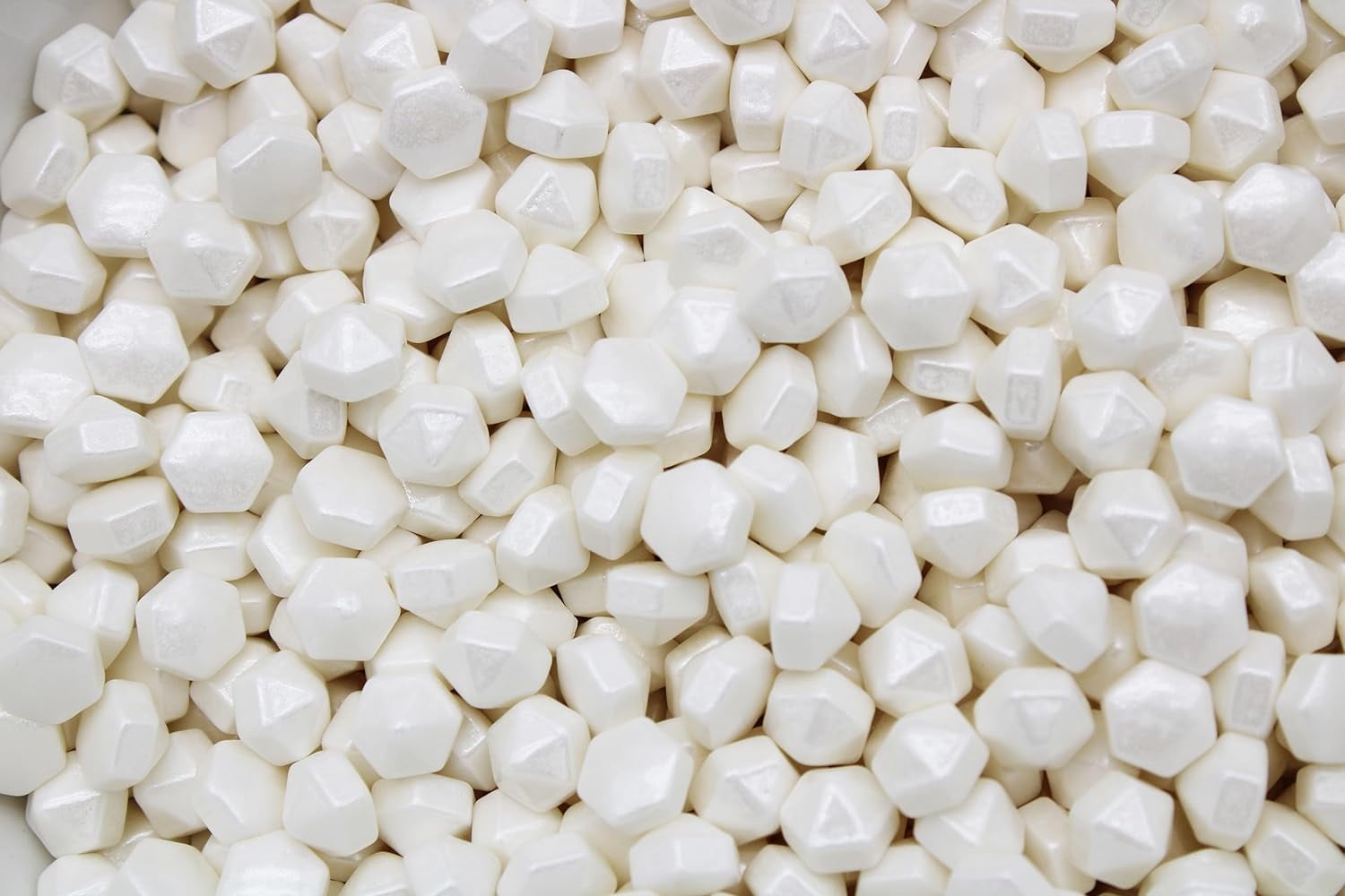 White Candy Diamond Sprinkles-8 Ounce-For Wedding or Bachellorette ...