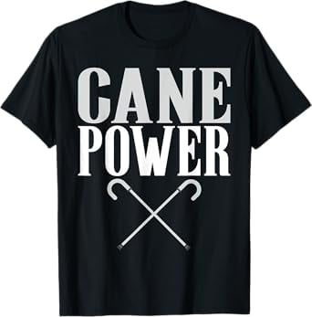 White Cane Safety Day - Blind and Low Vision - Cane Power T-Shirt ...