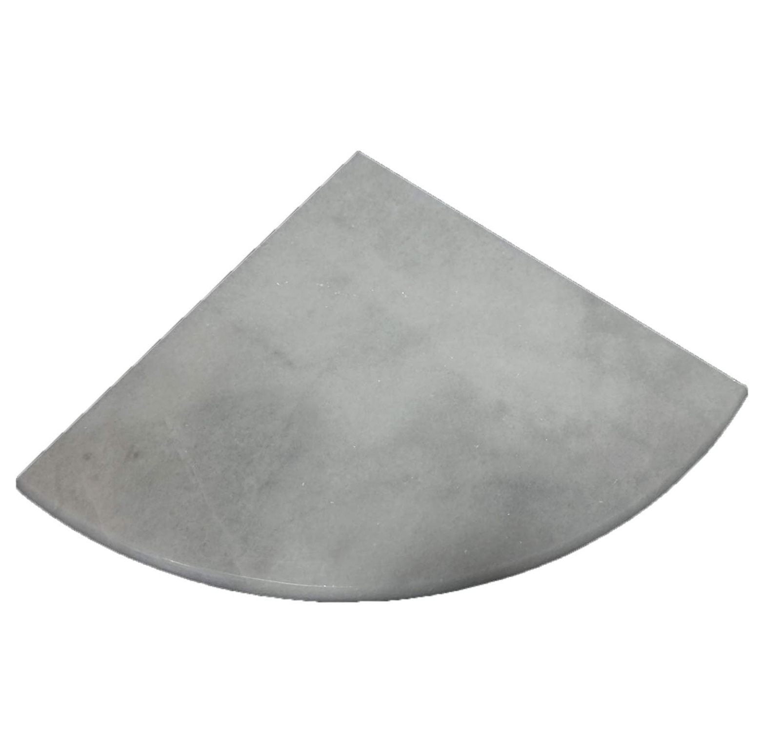 White Carara Marble Corner Shelf 9x9 Inch, Polished Bathroom Shelf ...