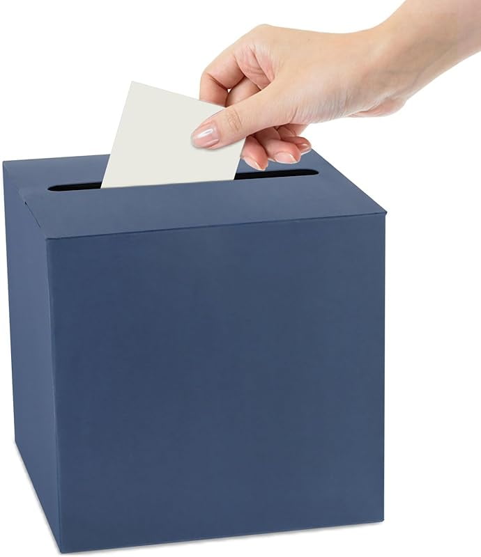 White Card Box Wedding Favors Post Box Cardboard Receiving Money Box ...