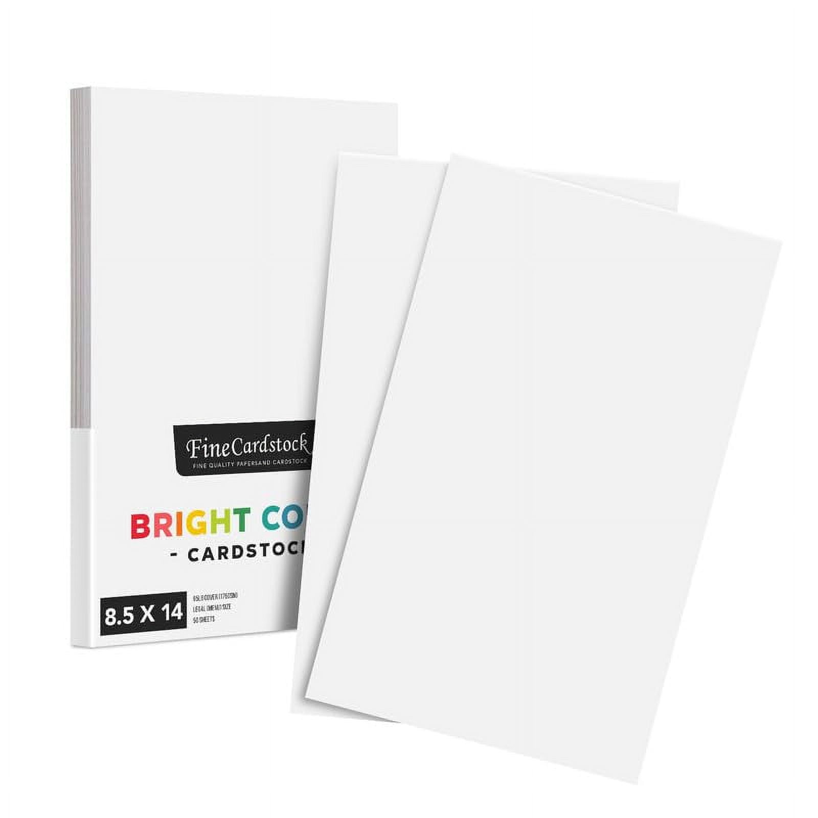 White Card Stock Paper MSF2 | 50 Per Pack | Superior Thick 65-lb ...