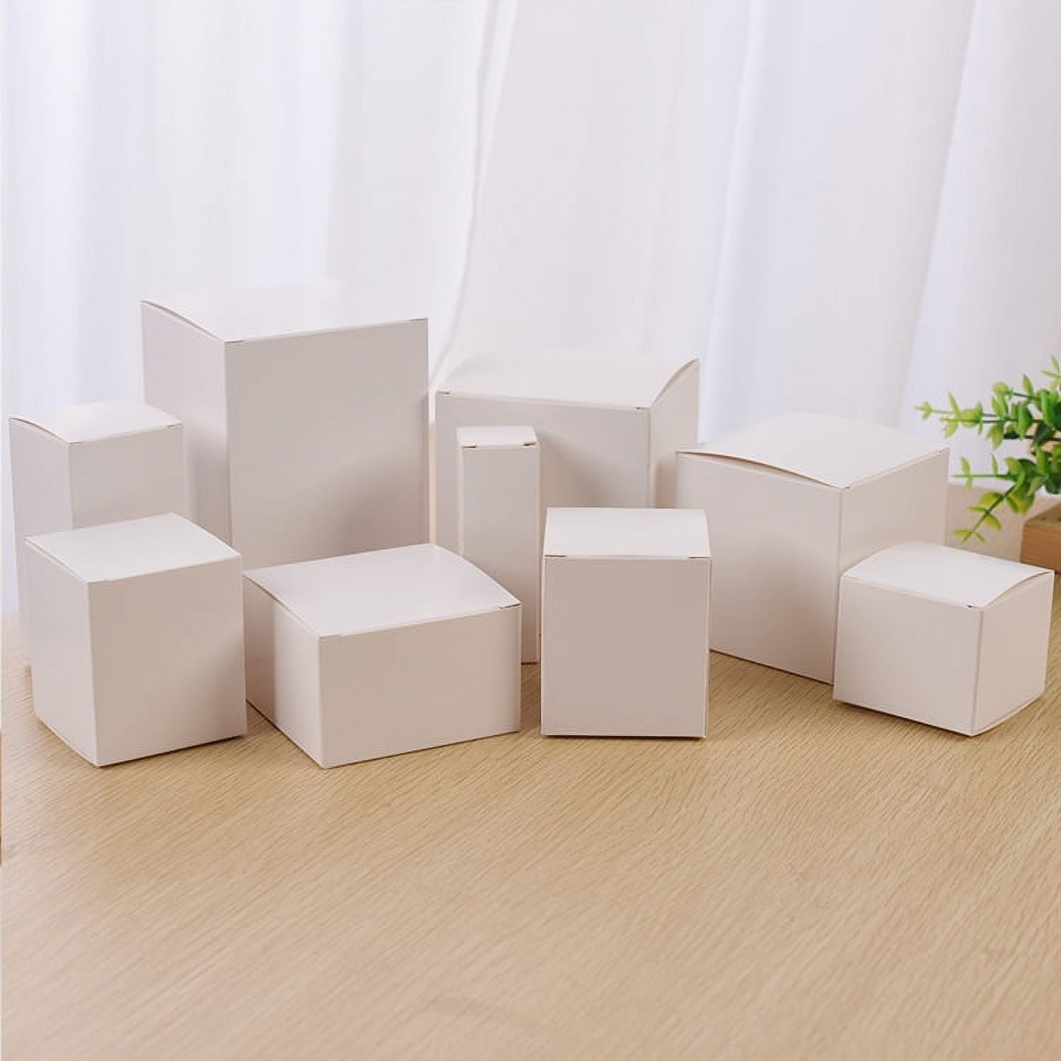 White Cardboard Box Universal White Small Paper Box Neutral Paper Box ...