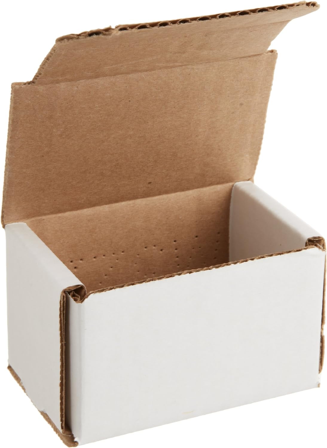 White Cardboard Mailing Boxes, 3 x 2 x 2 Inches, Pack of 50, Crush ...