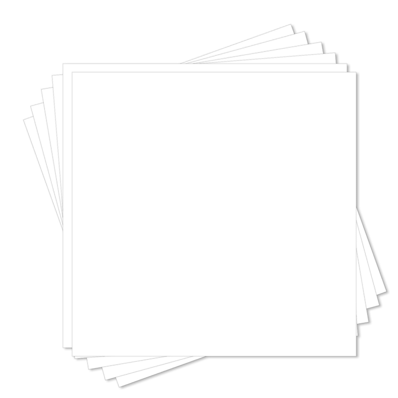 Goefun White Cardstock Paper 12x12 Inches 80lb for Crafting ...