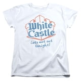 White Castle - Lets Eat - Women's Short Sleeve Shirt - Large - Walmart.com