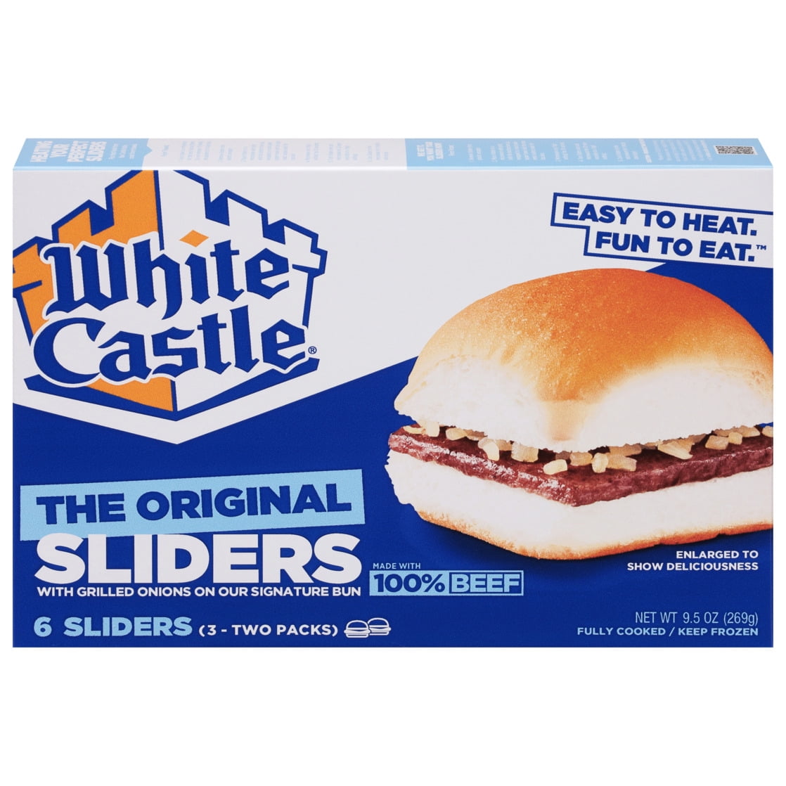 White Castle Original Sliders, 6Ct (3-2Pks) - Walmart.com