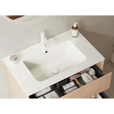 Glossy White Integrated Basin | Sleek Design to Transform Bathroom ...