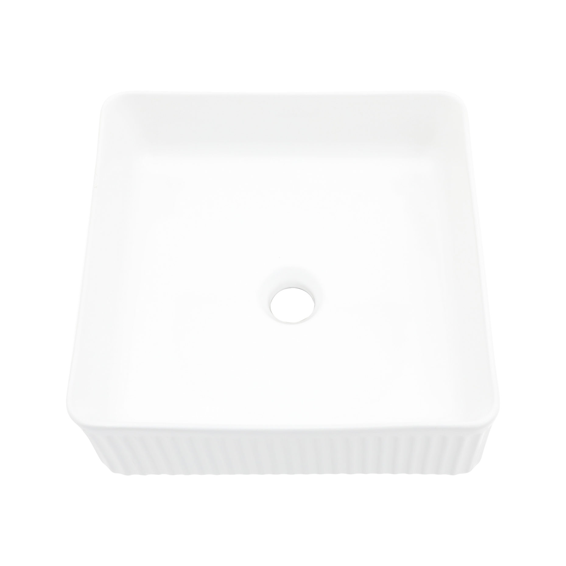 White Ceramic Above Counter Sink+US Drain Size" - "Indoor/Outdoor ...