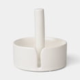 White Ceramic Paper Towel Holder Cream - Walmart.com