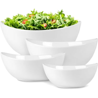 Le Tauci Large Salad Bowls, 45 Oz Pasta and Serving Bowls, 8.5 Inch ...