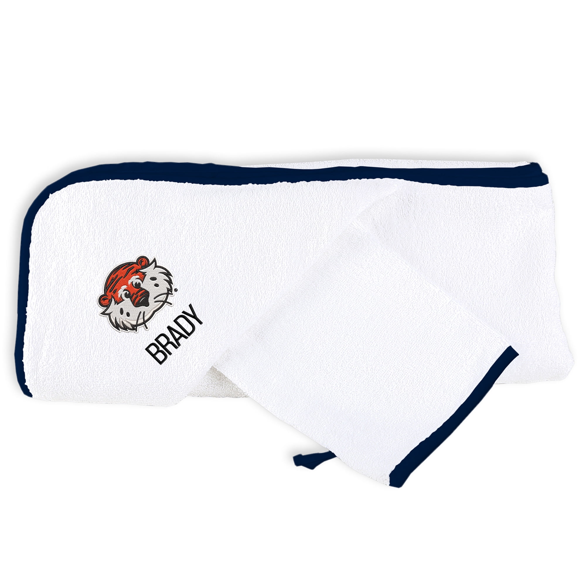 White Chad & Jake Auburn Tigers Personalized Team Towel Set - Walmart.com