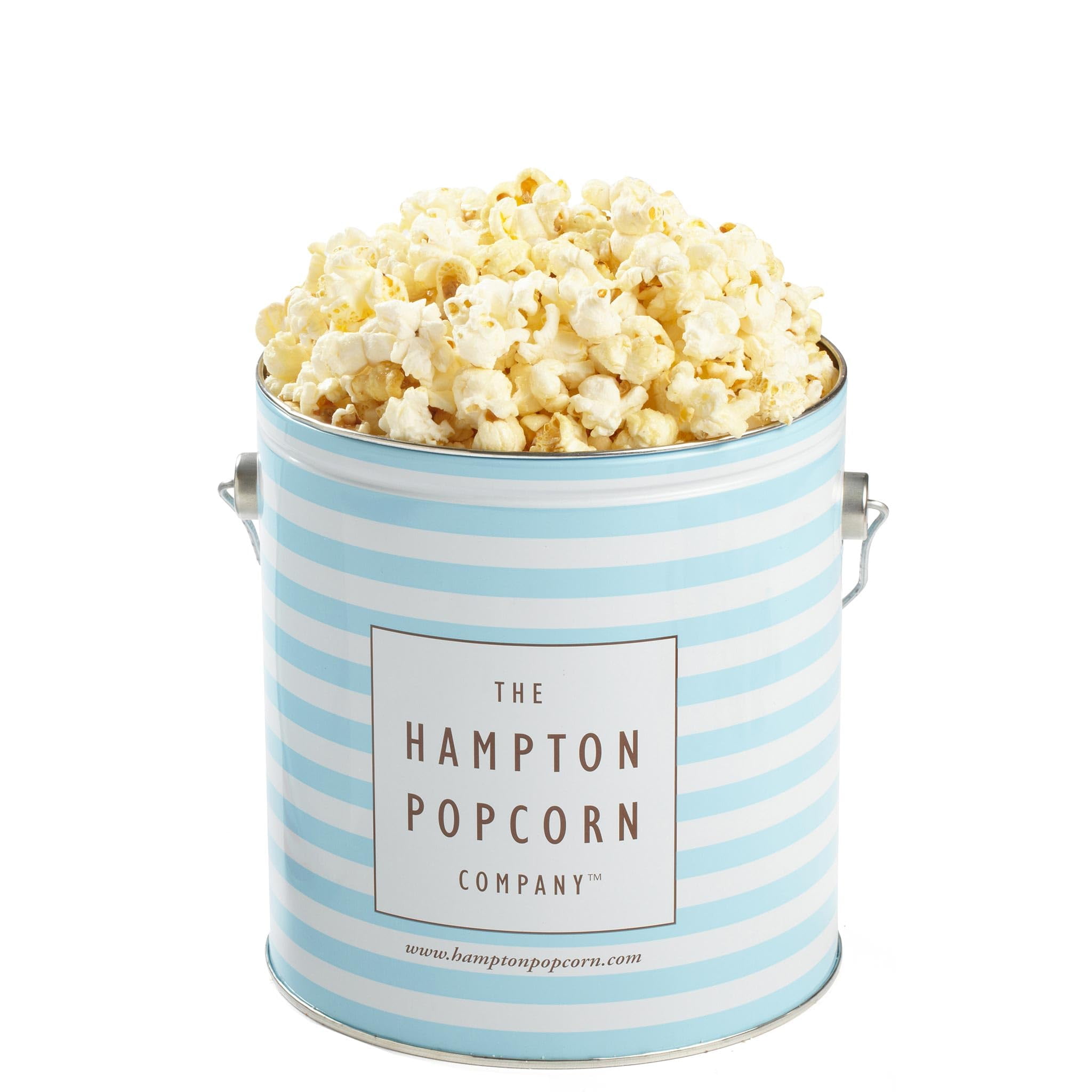 White Cheddar Cheese Popcorn Tin, 1 Gallon Reusable Tin, Gourmet ...