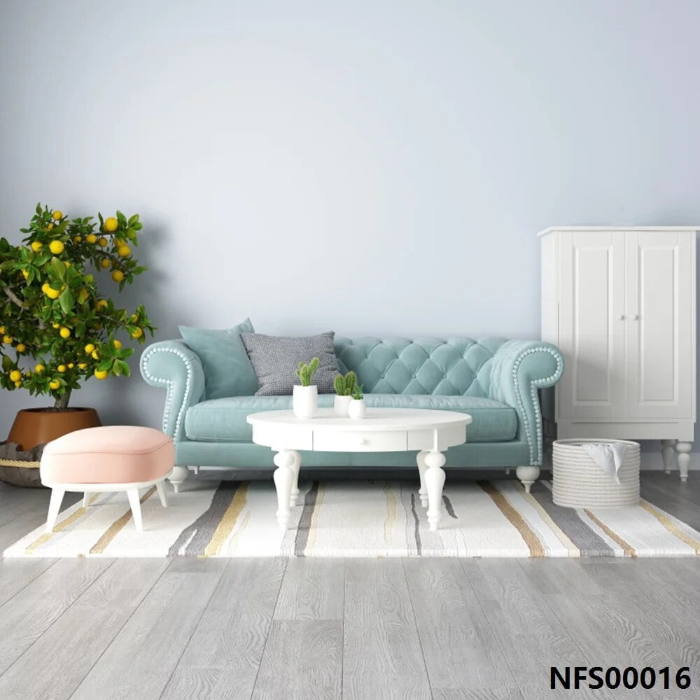 White Chic House Window Curtain Sunshine Plants Portrait Photography ...