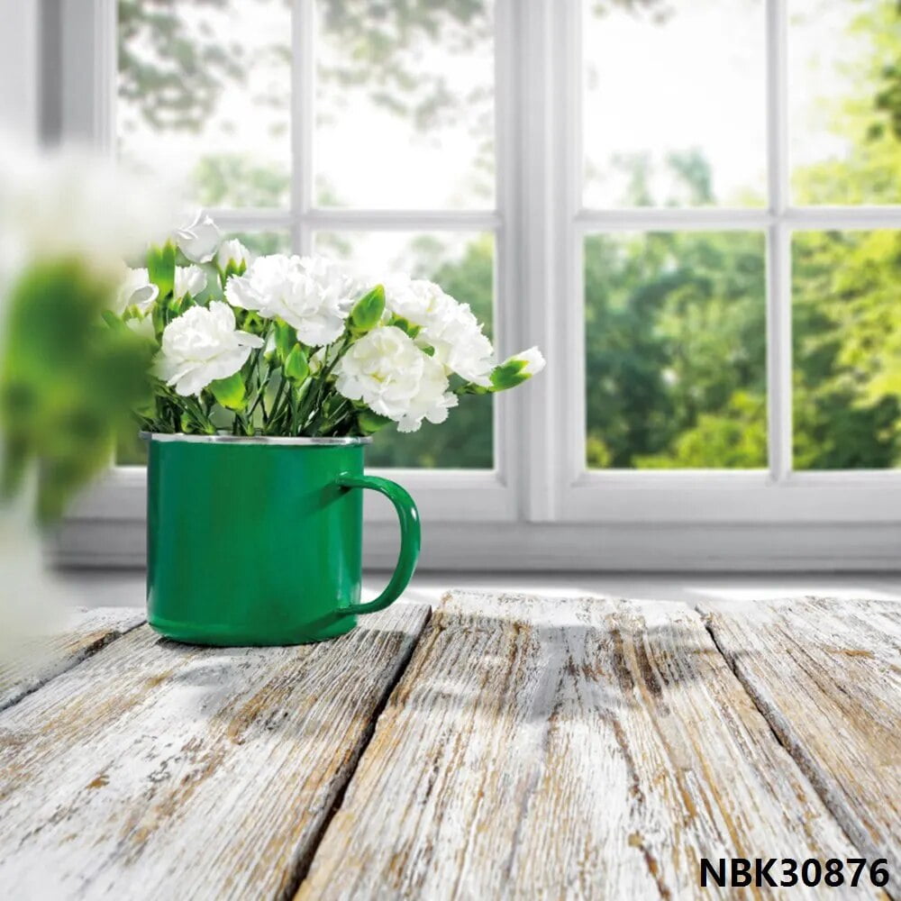 White Chic House Window Curtain Sunshine Plants Portrait Photography ...