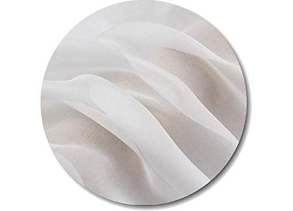 White Chiffon Fabric 60" Wide (30ft) 10 Yards One Continuous Piece ...