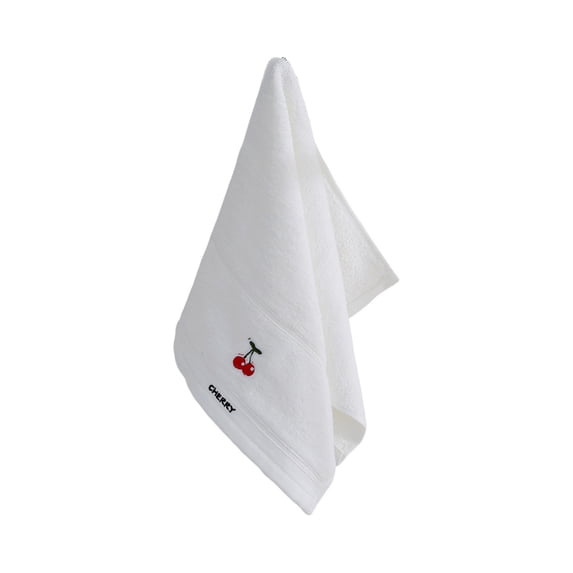 White Childrens Towels Cotton Material Kids Face Towel Shower For ...